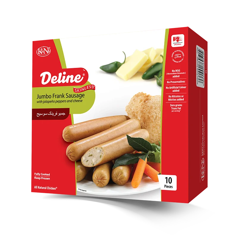 Jumbo Frank with Jalapeno Peppers and Cheese - Buy K&N's Chicken ...